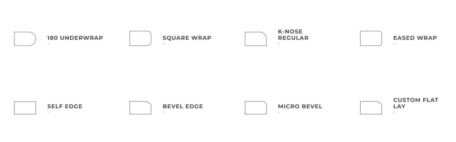 Edge Profiles | FloForm Countertops