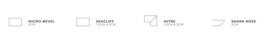 Edge Profiles | FloForm Countertops