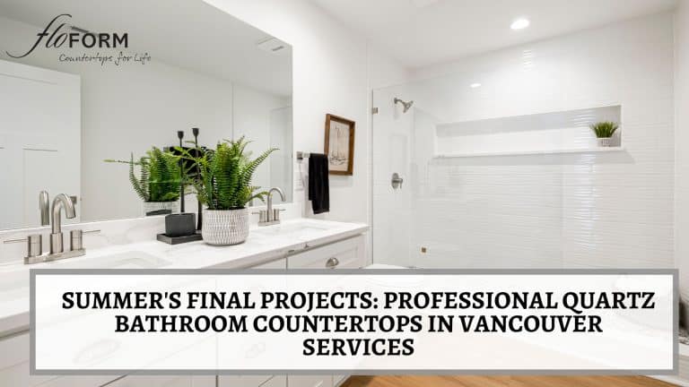 Summer's Final Projects: Professional Quartz Bathroom Countertops in ...
